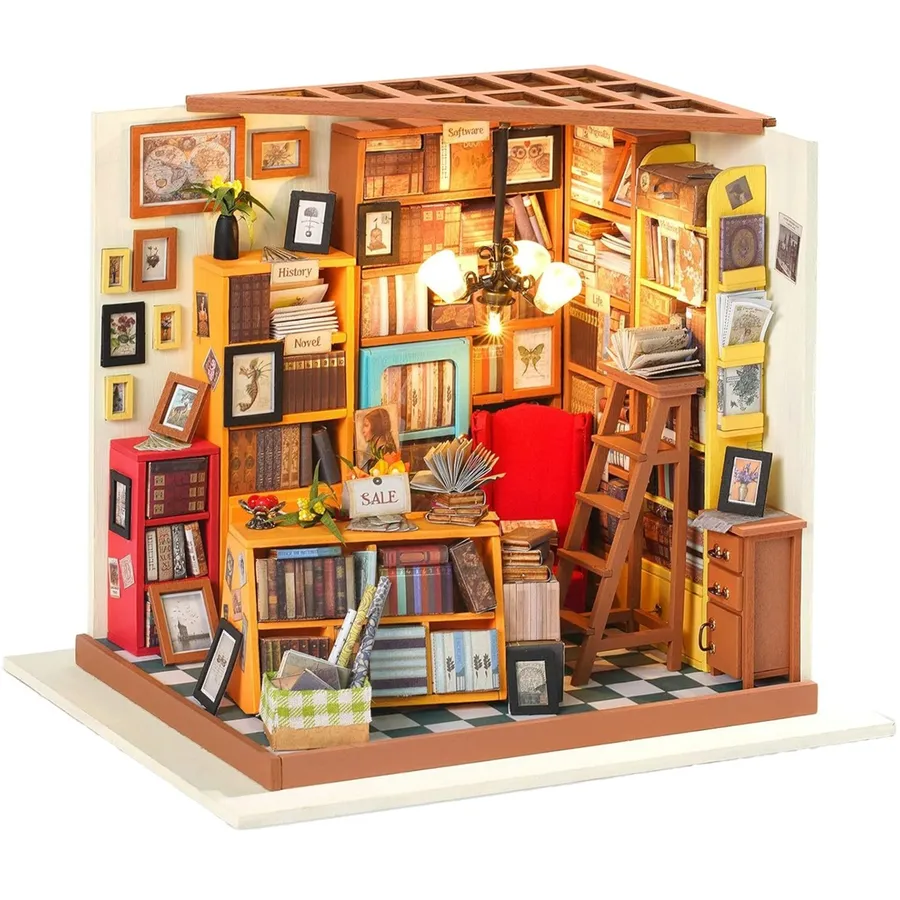 ROKR Sams Study DIY Miniature House Kit | Jaycar Australia