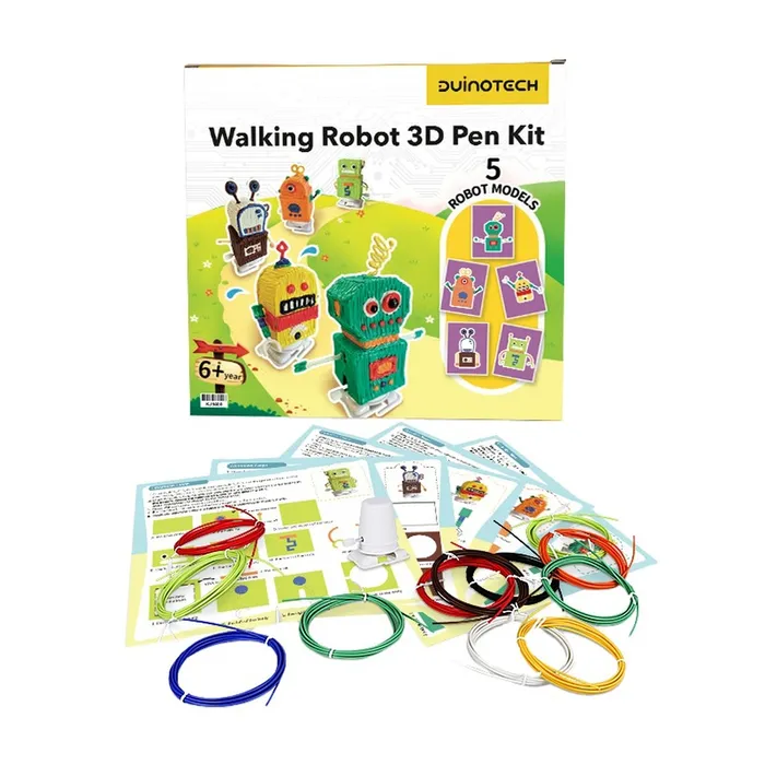 Walking Robots 3D Printer Pen Stencil | Jaycar Australia