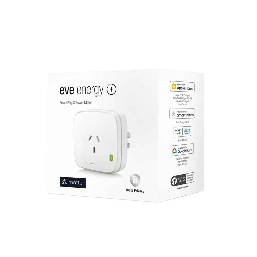Eve Energy Smart Plug (Matter) | Jaycar Australia