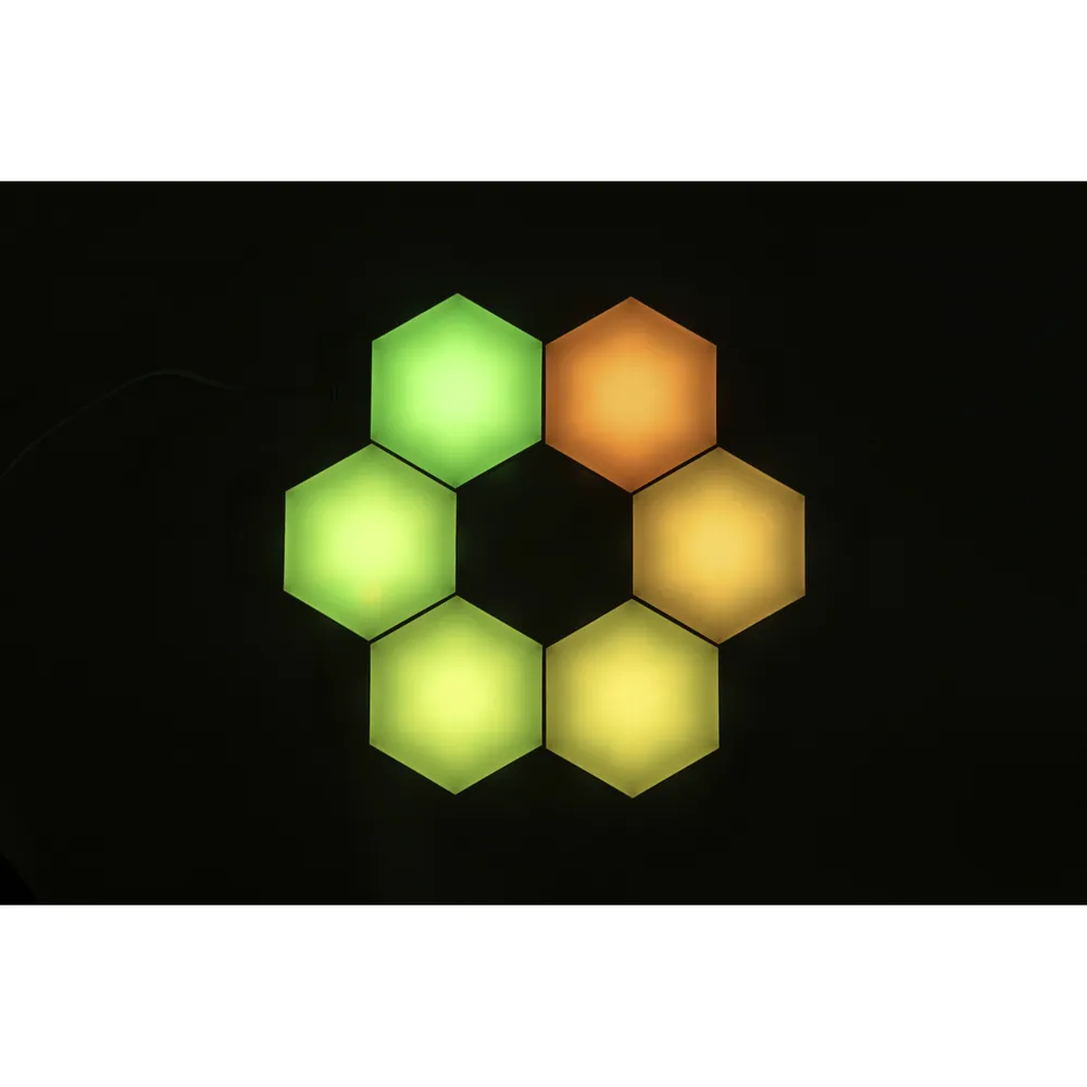 Smart RGB LED Hex Panel Kit 6 pack | Jaycar New Zealand