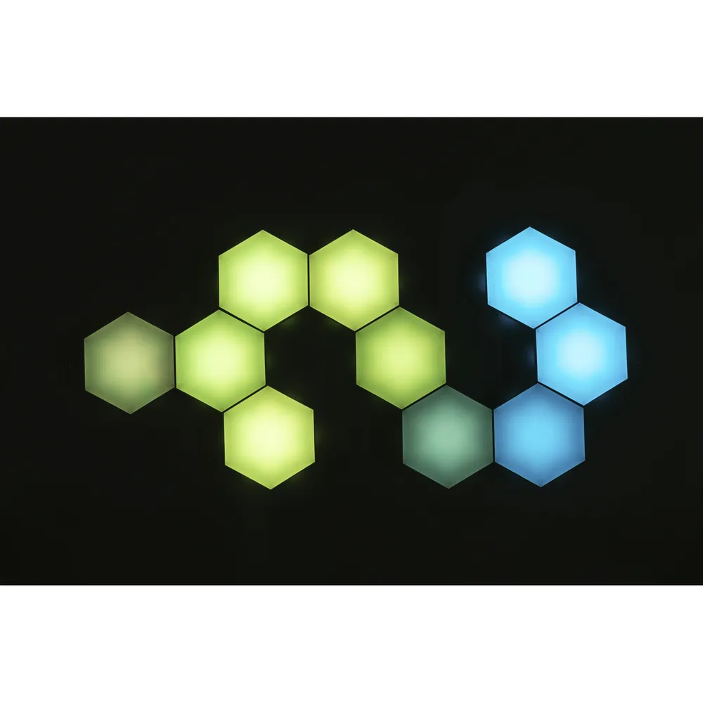 Smart RGB LED Hex Panel Kit 10pk | Jaycar Australia