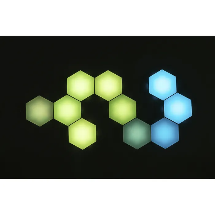 Smart RGB LED Hex Panel Kit 10pk | Jaycar Australia