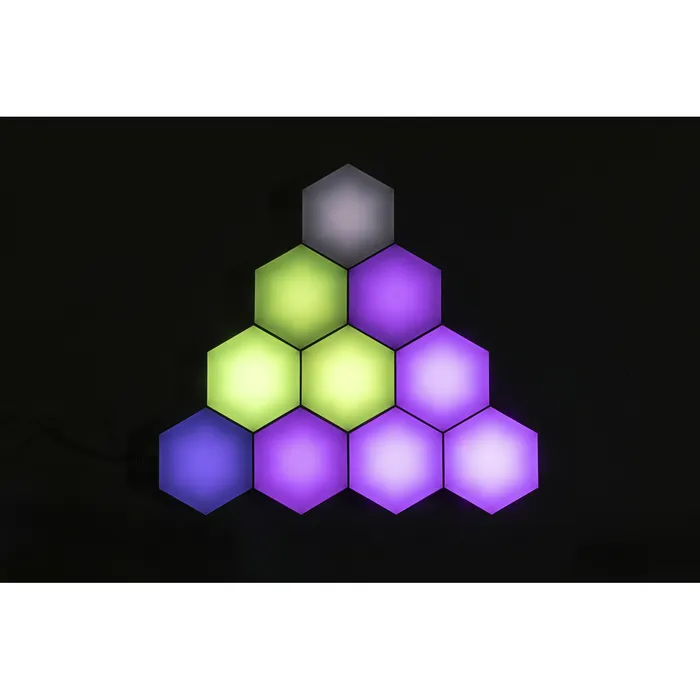 Smart RGB LED Hex Panel Kit 10pk | Jaycar Australia