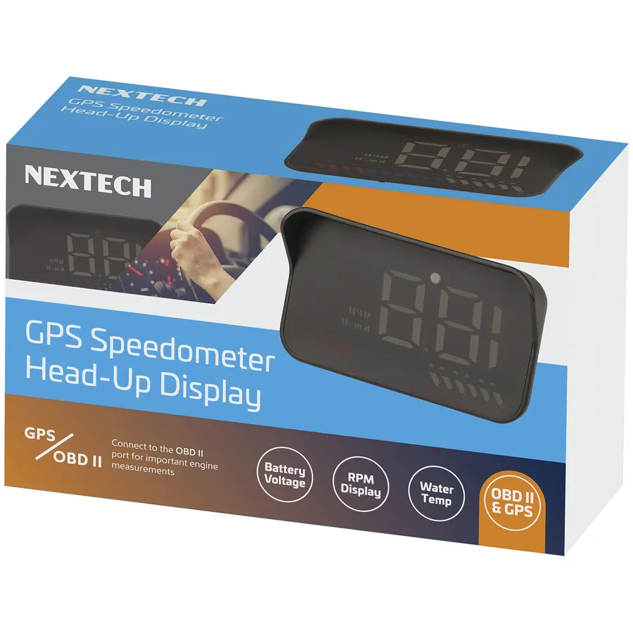 GPS Speedometer Head Up Display with OBDII Data | Jaycar Australia