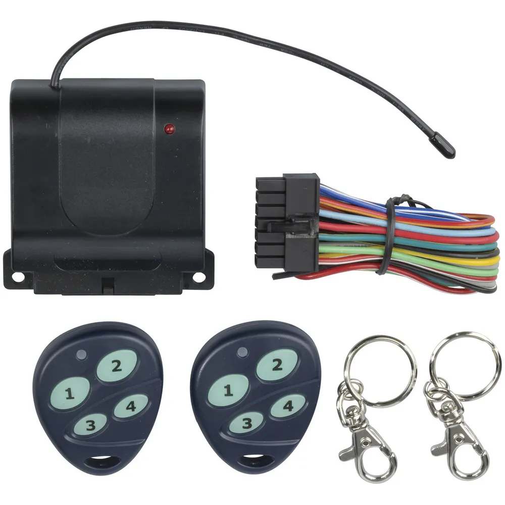 4-Channel Wireless Remote Control Relay with 2 Key Fobs | Jaycar Australia