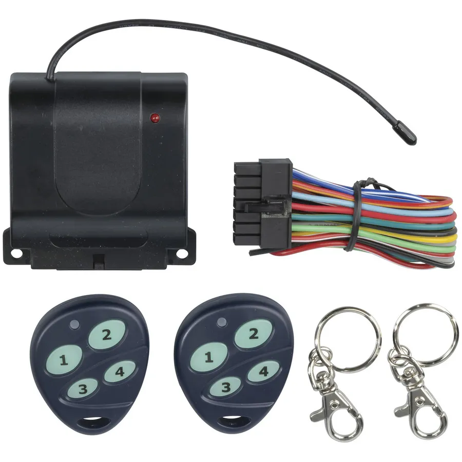 4-Channel Wireless Remote Control Relay with 2 Key Fobs | Jaycar Australia
