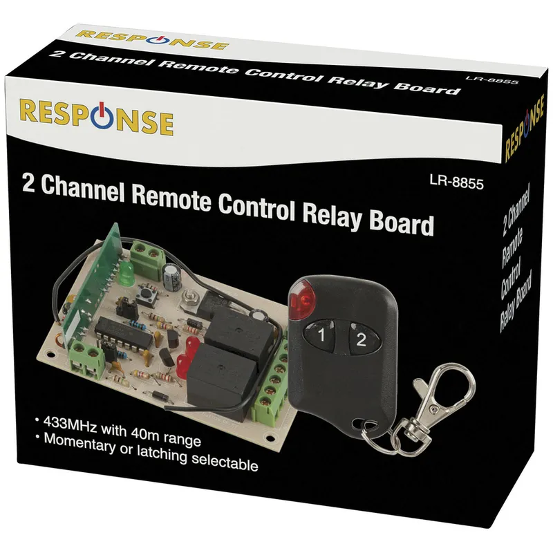 12 Volt Two Way Remote Control Relay Controller Board | Jaycar Australia