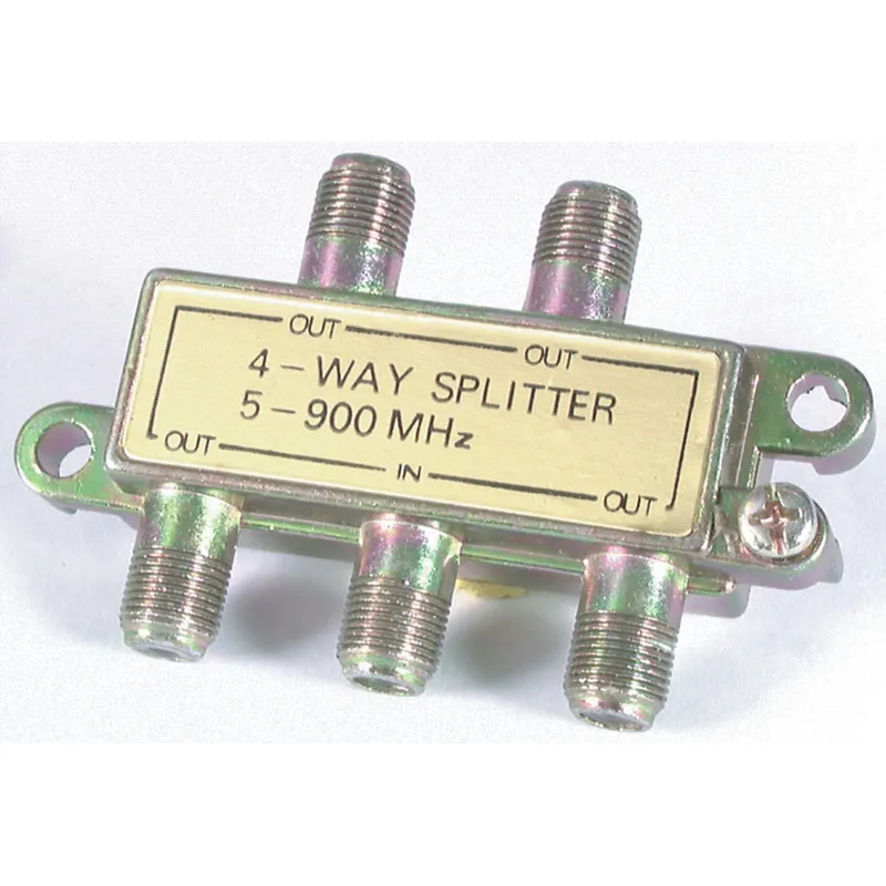 4 Way TV Splitter - F Connectors - Die Cast | Jaycar Australia