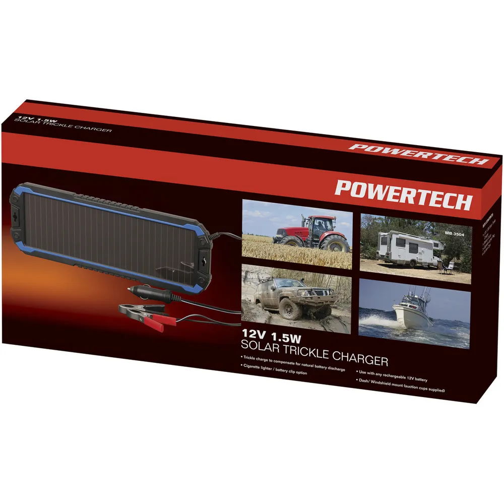 12V 1.5W Solar Trickle Charger | Jaycar New Zealand