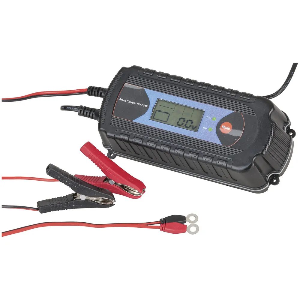 4 Stage 6/12V 4A Battery Charger with LCD Display | Jaycar Australia