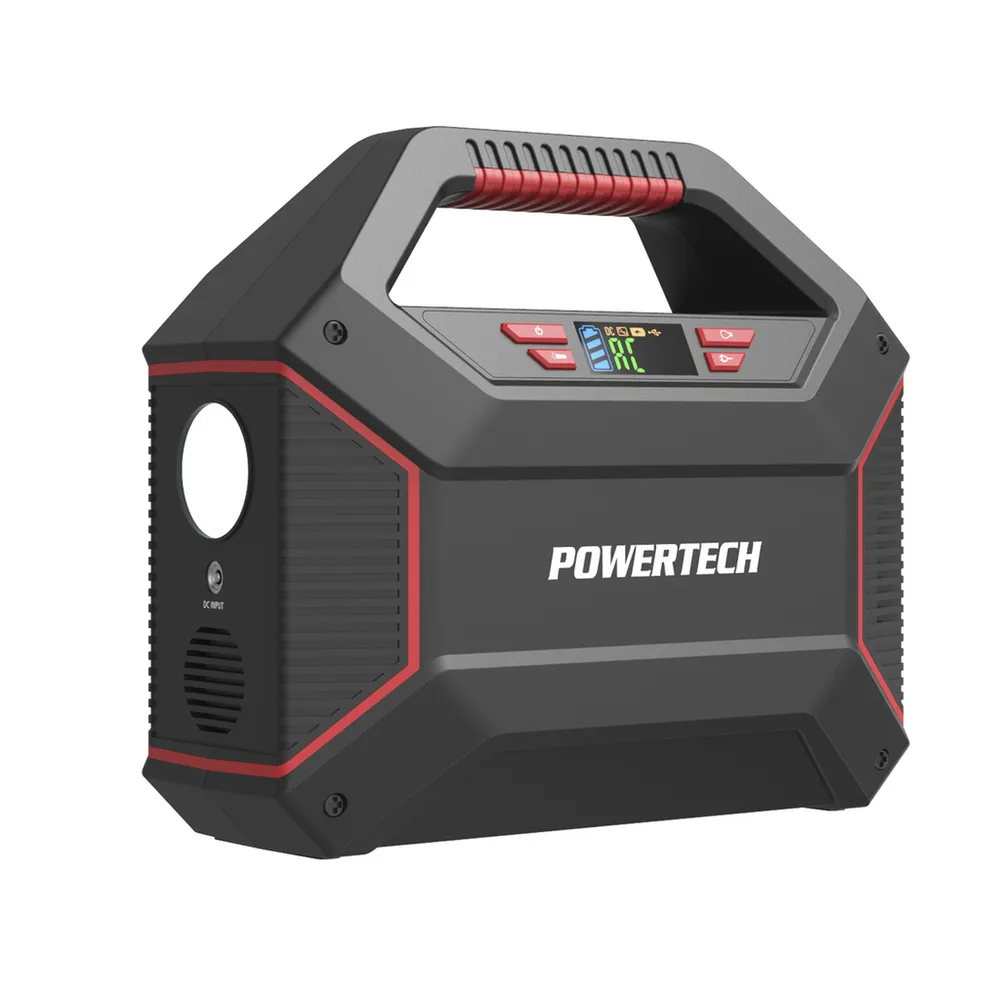 Powertech Portable 155W Power Centre with 100W Inverter and Digital ...
