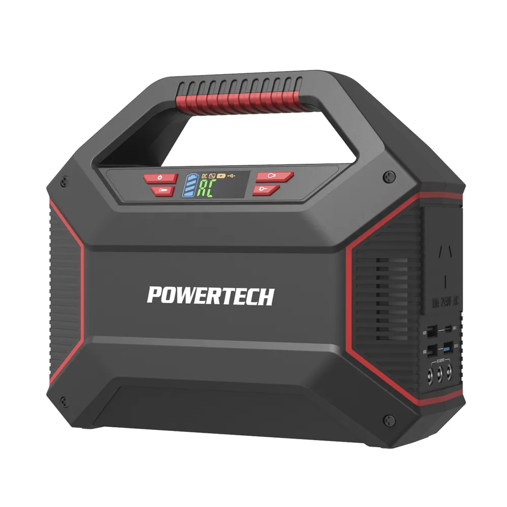 Powertech Portable 155W Power Centre with 100W Inverter and Digital ...