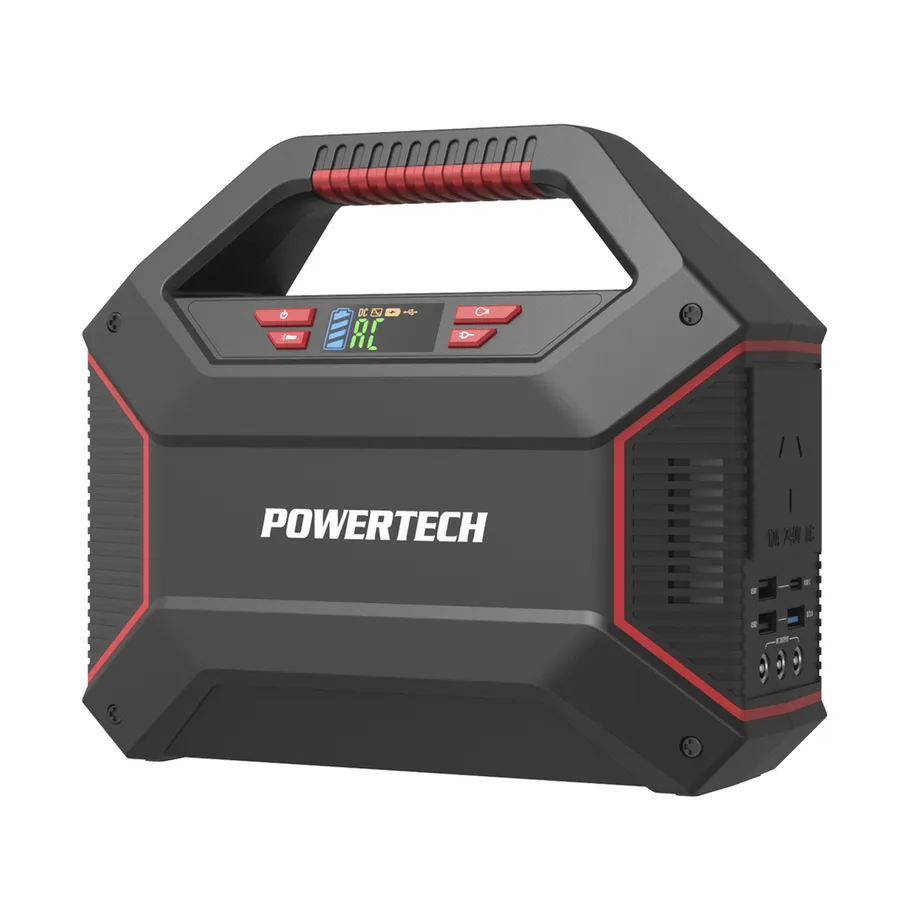 Powertech Portable 155W Power Centre with 100W Inverter and Digital ...