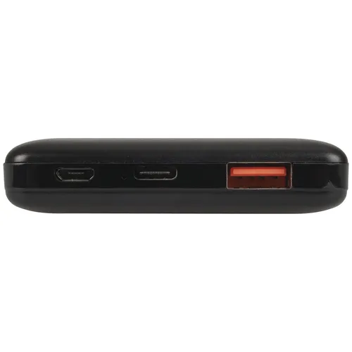Powertech 10,000mAh Power Bank with USB-C and USB-A Ports in Black ...
