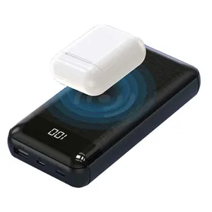 Powertech 10,000mAh Power Bank with USB-C and USB-A Ports in Black ...