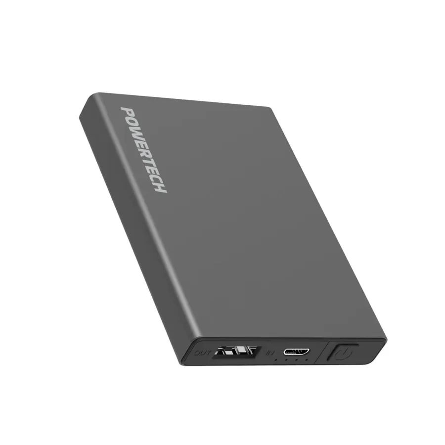 Powertech 10,000mAh Power Bank with USB-C and USB-A Ports in Black ...