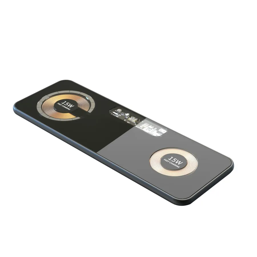 Dual 15W Magnetic Wireless Qi Charger | Jaycar Australia