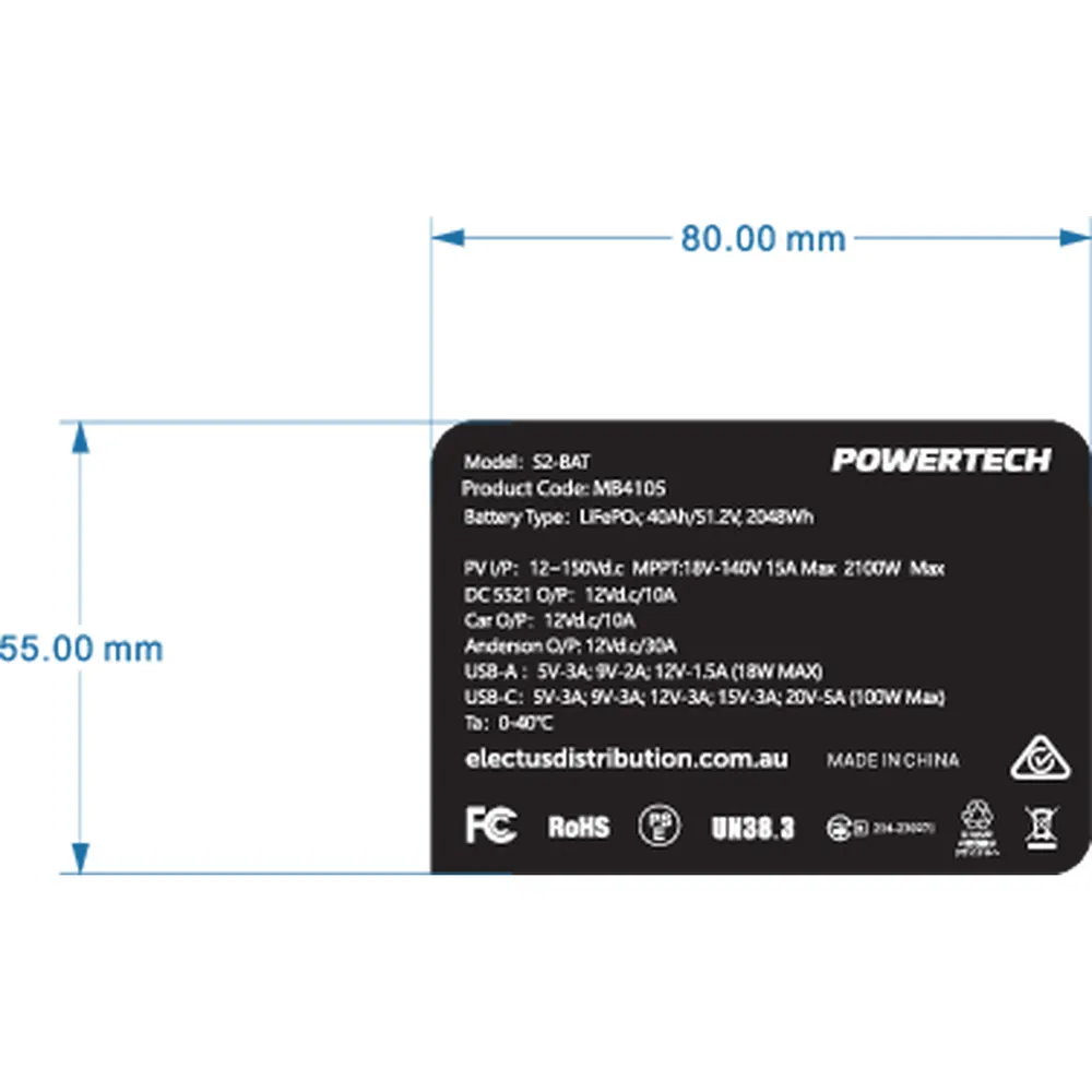 Powertech Expansion Battery | Jaycar Australia