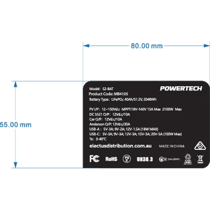Powertech Expansion Battery | Jaycar Australia