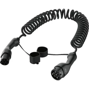Type 2 Type 2 Coiled AC EV Charging Cable 7M 22kW | Jaycar Australia