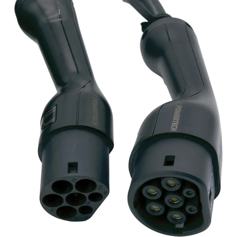Type 2 Type 2 Coiled AC EV Charging Cable 7M 22kW | Jaycar Australia