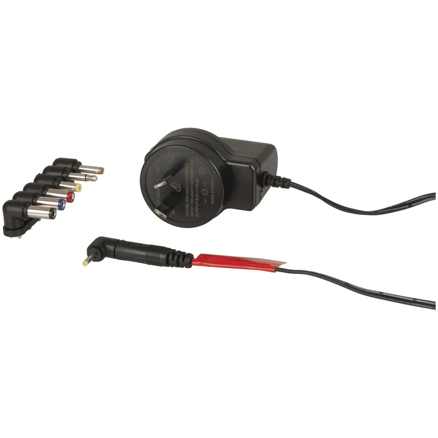 5V DC 1A Ultra-Slim Power Supply 7DC Plugs | Jaycar Australia
