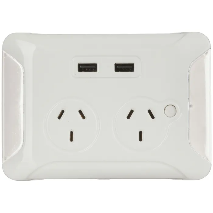 Clip Over USB Wallplate | Jaycar Australia