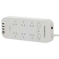 6 way Powerboard with 6 switches and Surge Overload Protection | Jaycar ...