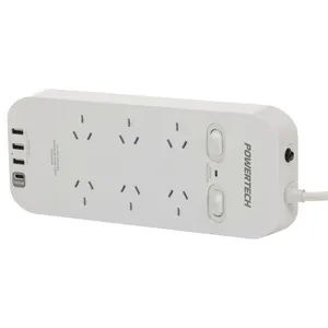 6 way Powerboard with 6 switches and Surge Overload Protection | Jaycar ...