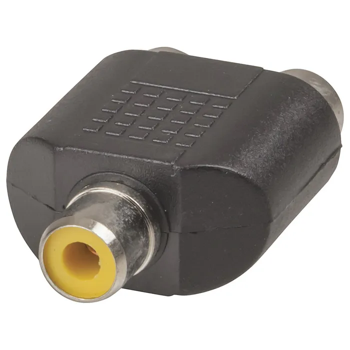 1 RCA Socket to 2 RCA Socket Adaptor | Jaycar Australia