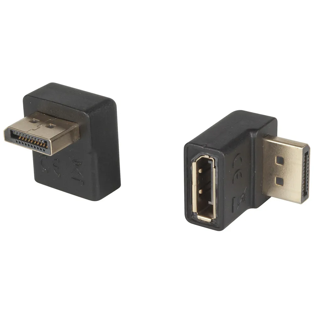 Right Angle Plug to Socket DisplayPort Adaptor | Jaycar Australia