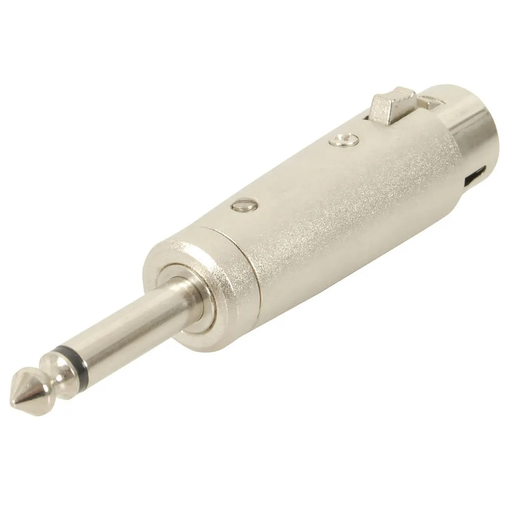 Female 3 Pin Cannon/XLR to 6.5mm Plug Adaptor | Jaycar Australia