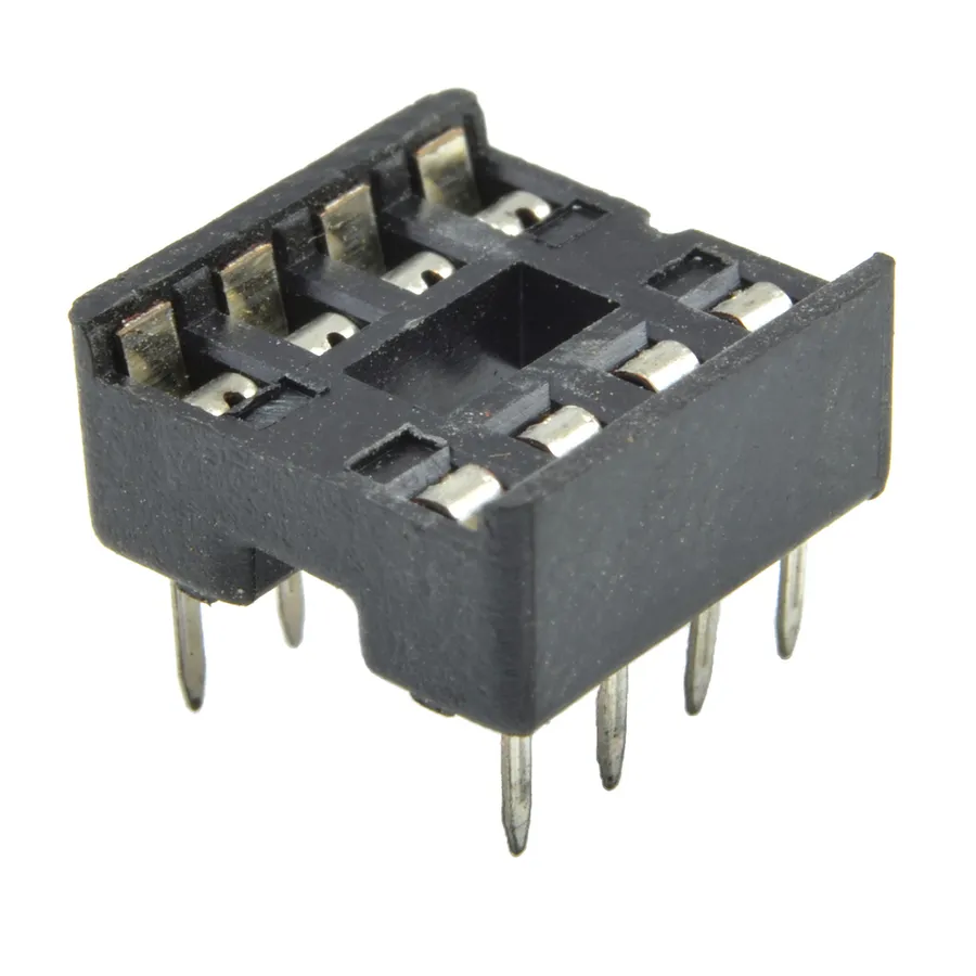 8 Pin Production (Low Cost) IC Socket | Jaycar Australia