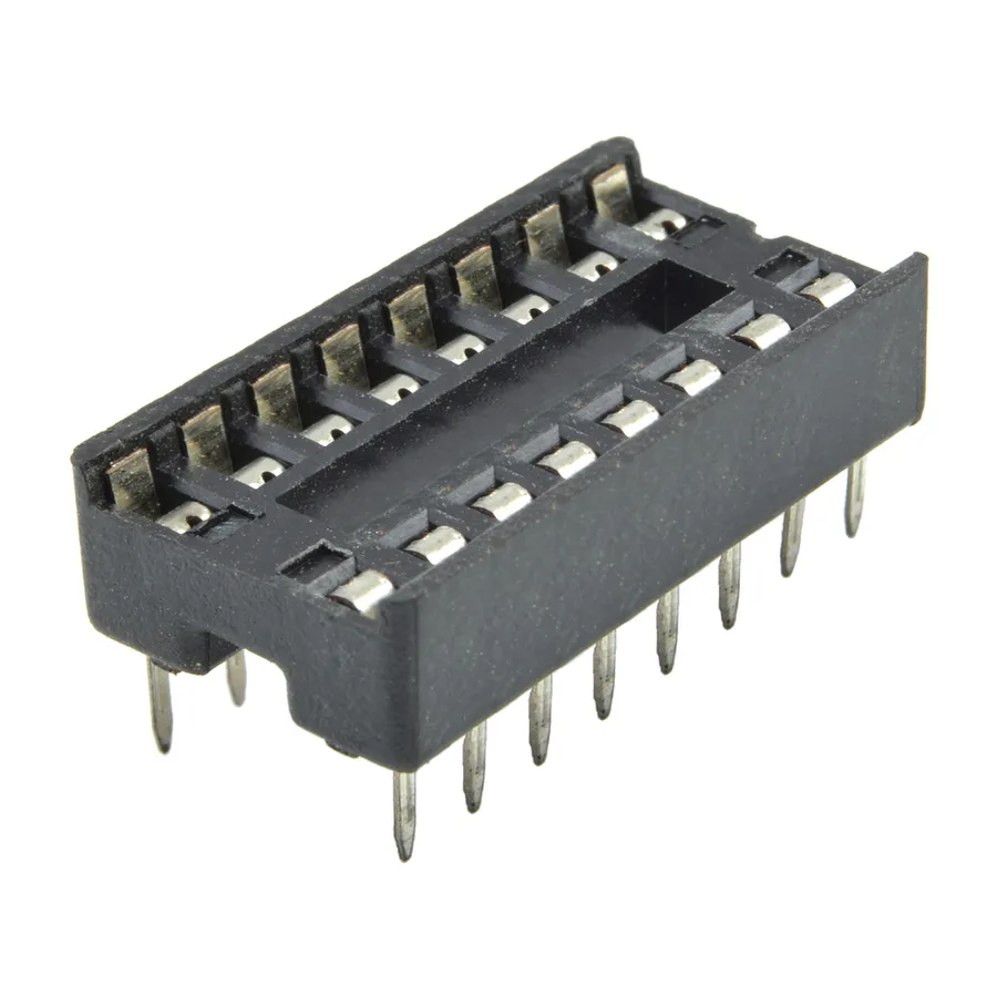 16 Pin Production (Low Cost) IC Socket | Jaycar Australia