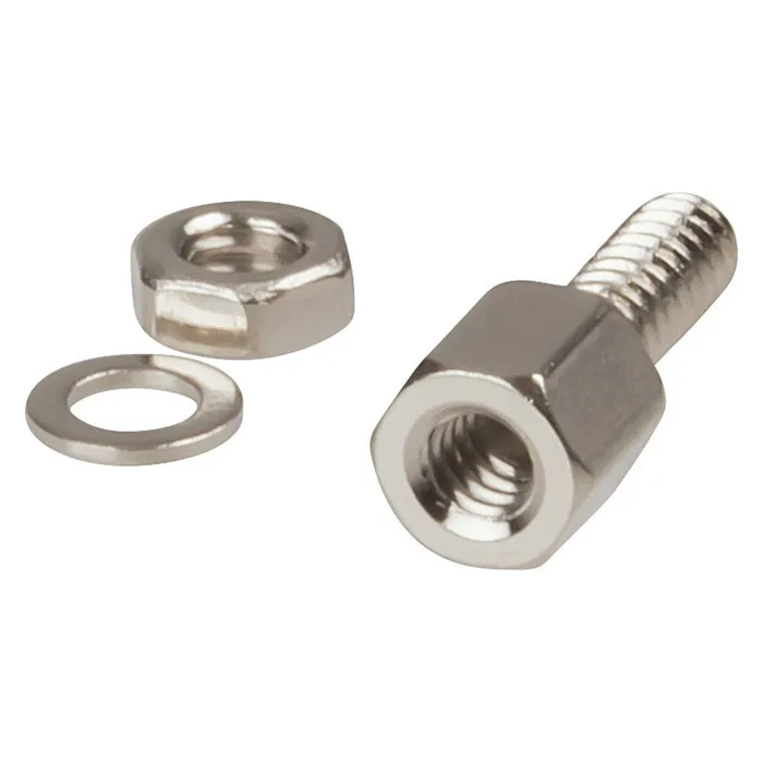 13mm Locking Nut Set for D Connectors - 2 Pack | Jaycar New Zealand