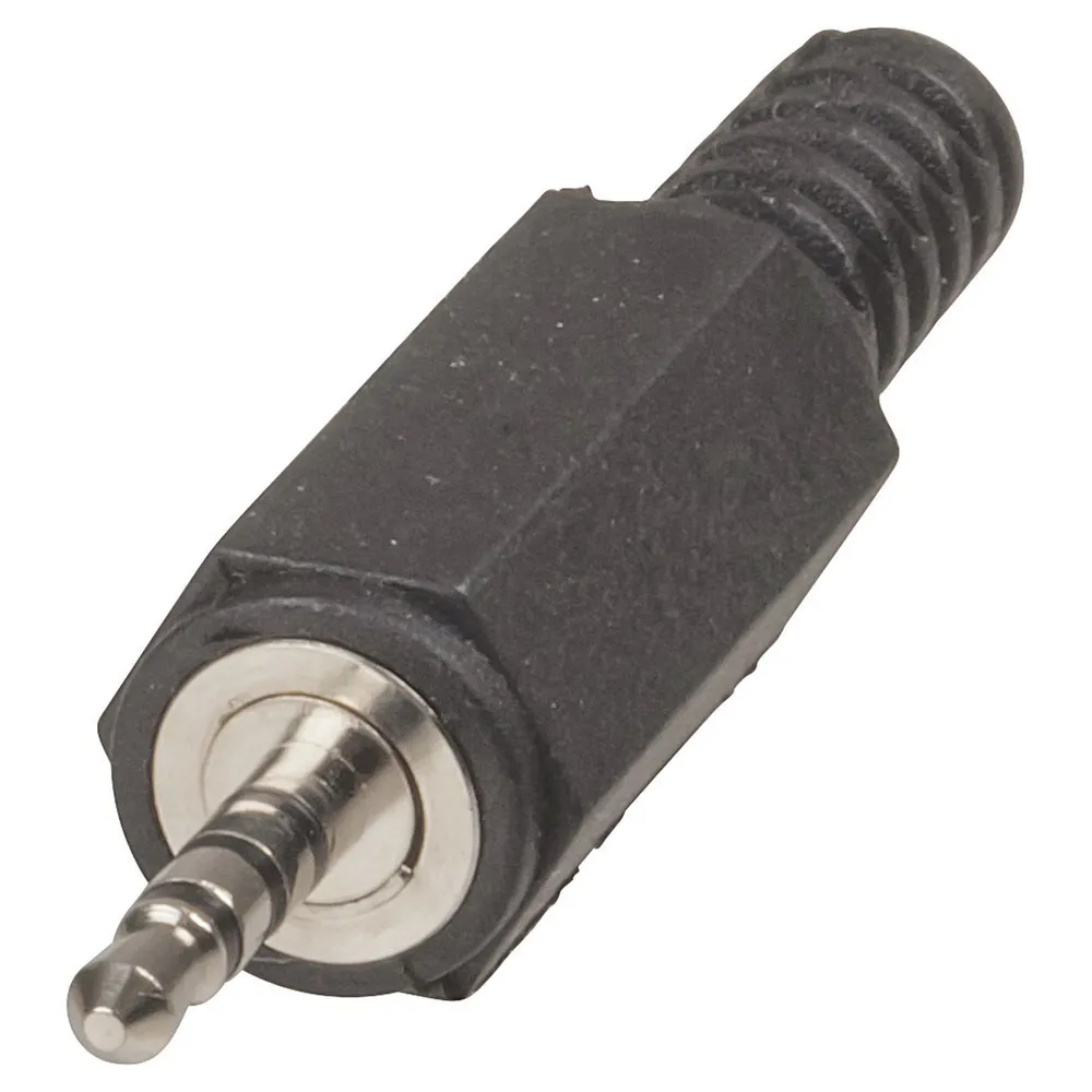 3.5mm MINIATURE Plug - BLACK | Jaycar Australia