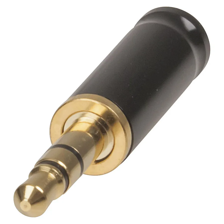 Slimline 3.5mm Stereo Gold Plug | Jaycar Australia