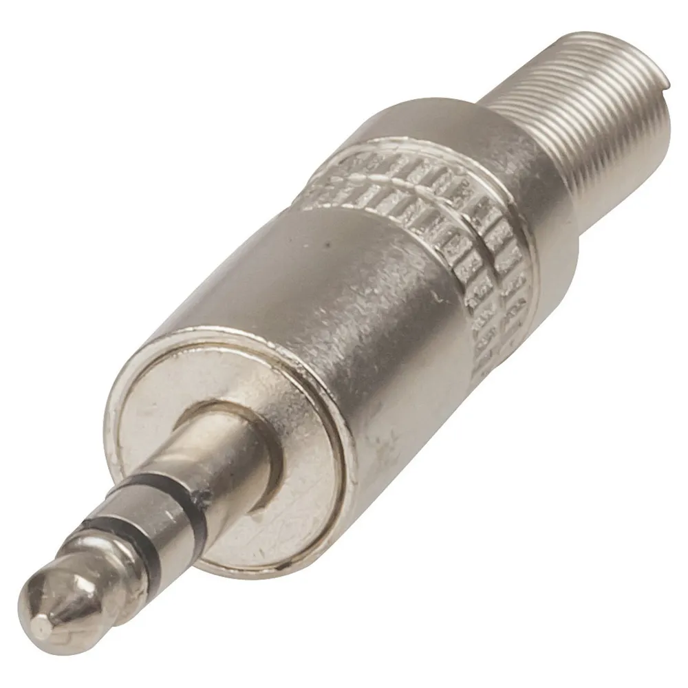 3.5mm Gold Stereo Plug with Spring | Jaycar Australia