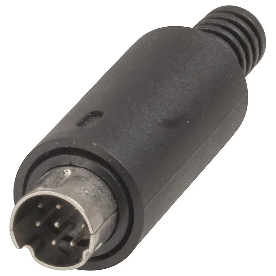 4 Pin Mini DIN Plug | Jaycar Australia