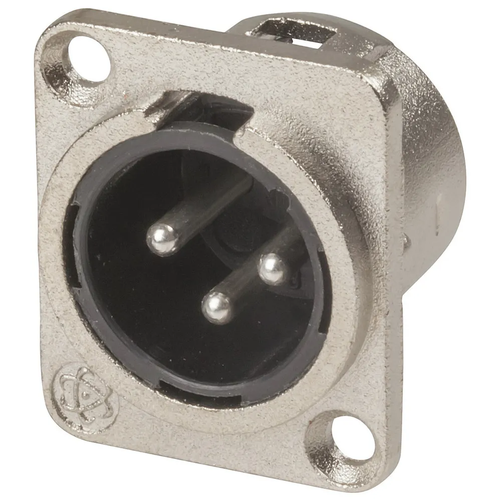 3 Pin Small Size Chassis Female Cannon Type Connector | Jaycar Australia