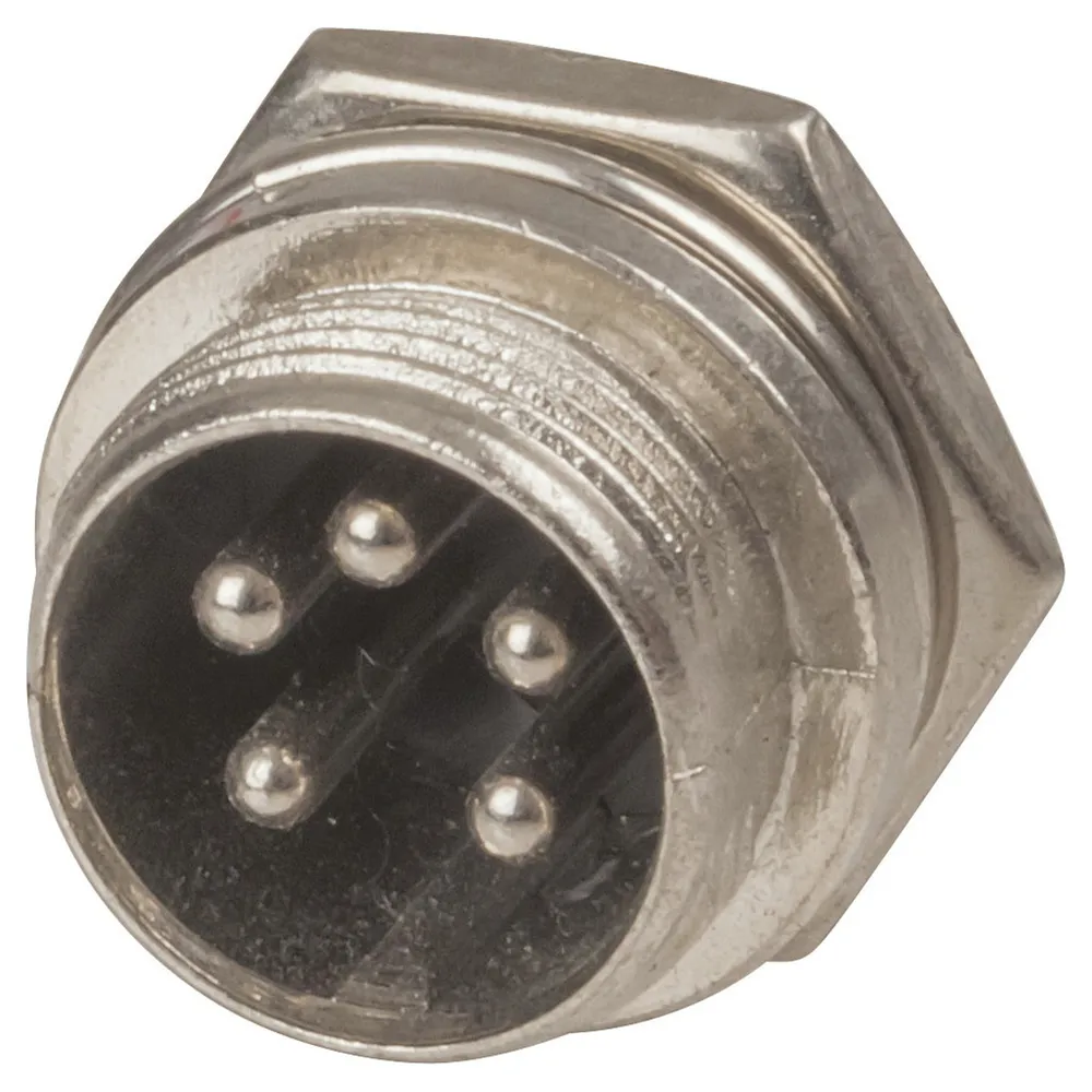 5 Pin Microphone Line Female Connector | Jaycar New Zealand