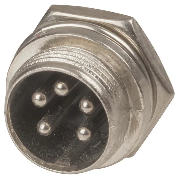 4 Pin Microphone Panel Male Connector | Jaycar Australia