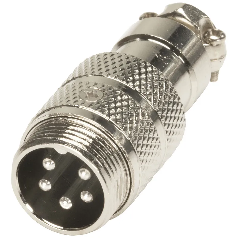 5 Pin Line Male Microphone Connector | Jaycar Australia