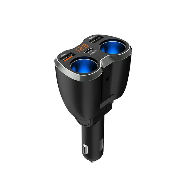 Dual Car Cigarette Lighter Adaptor with USB and Voltmeter | Jaycar ...