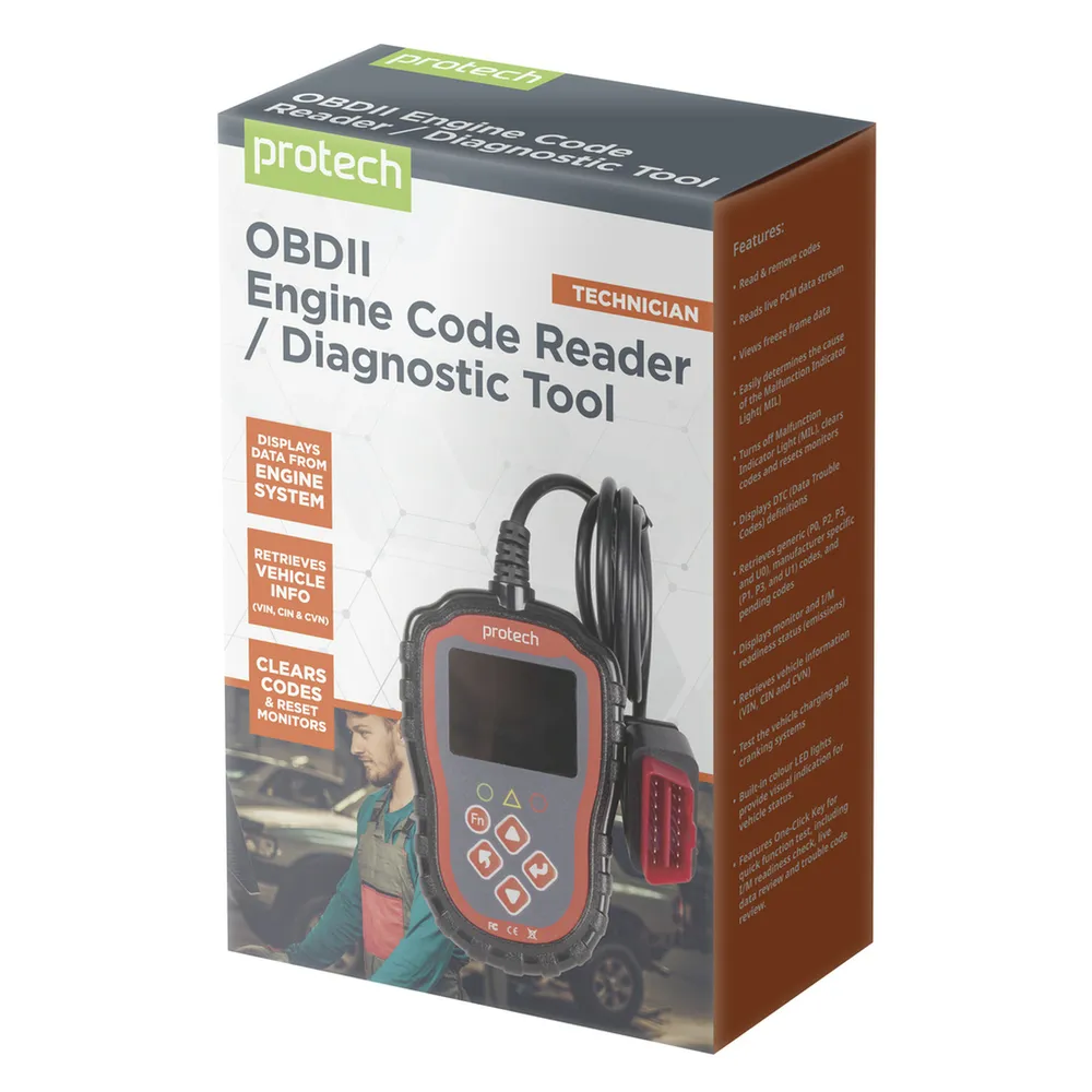 OBD-II Engine Code Reader/Diagnostic Tool with 2.4in LCD | Jaycar Australia