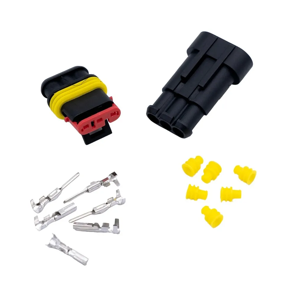 Automotive Waterproof FS Plug and Socket Set - 3 way | Jaycar Australia