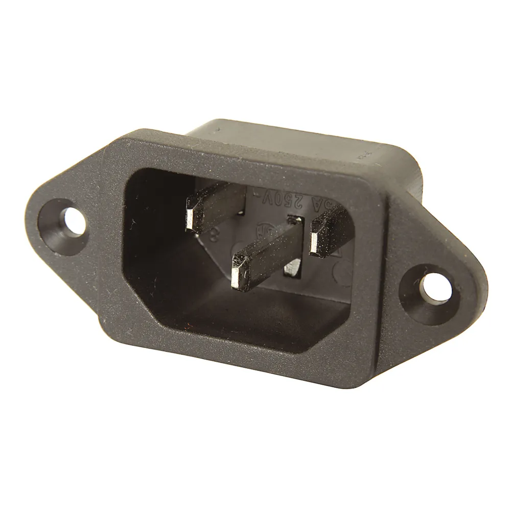 IEC320 Male Chassis Power Plug | Jaycar Australia