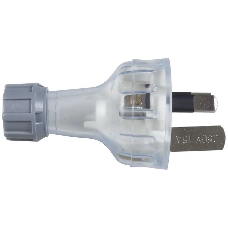 240V Line Mains Power Plug 15A | Jaycar Australia