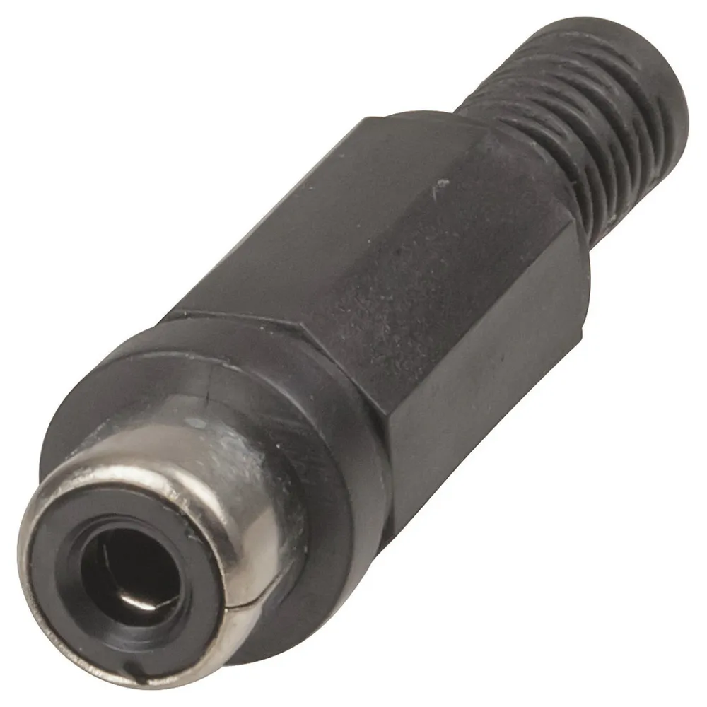 Black Plastic Line Socket RCA | Jaycar Australia