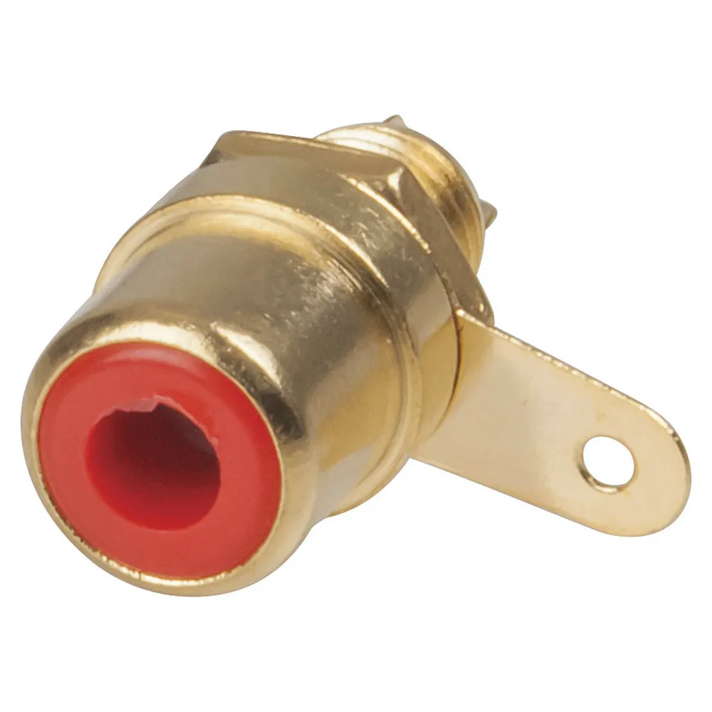 Gold 3 X RCA Socket to 3 X RCA Socket | Jaycar Australia